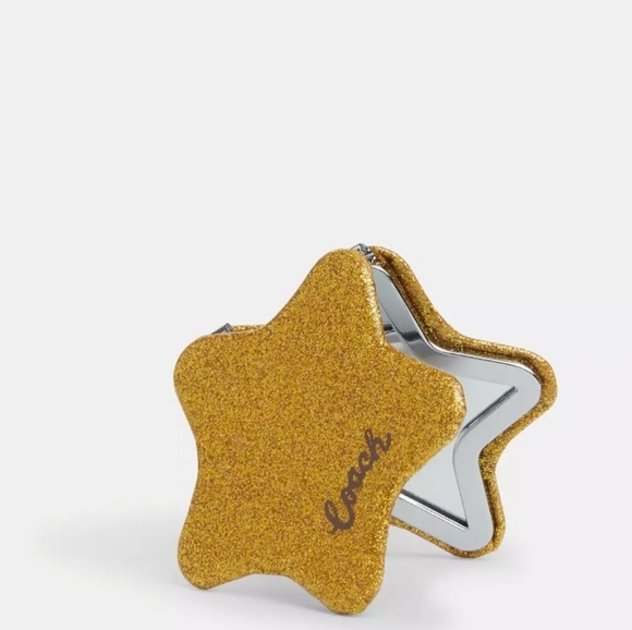 Coach | Accessories | Coach Glitter Star Compact Mirror Nwt | Poshmark